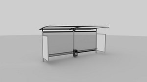SketchUp Bus-Stop Models | TurboSquid