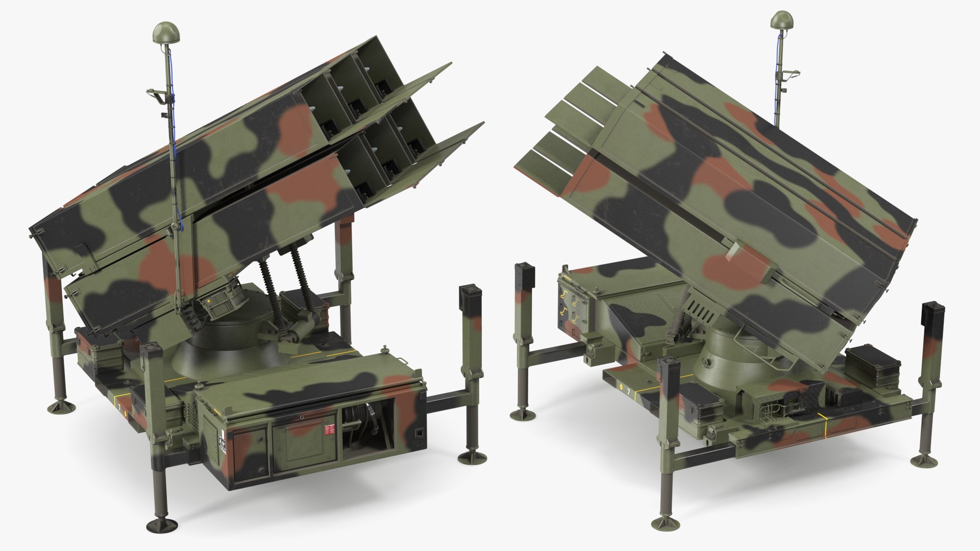 NASAMS Missile System Camouflage Ready to Attack 3D - TurboSquid 1965705