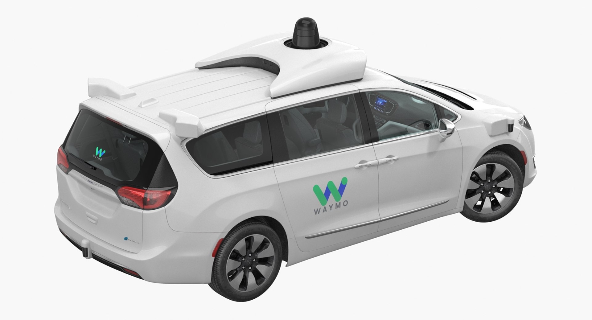 Self driving minivan waymo 3D model - TurboSquid 1333095