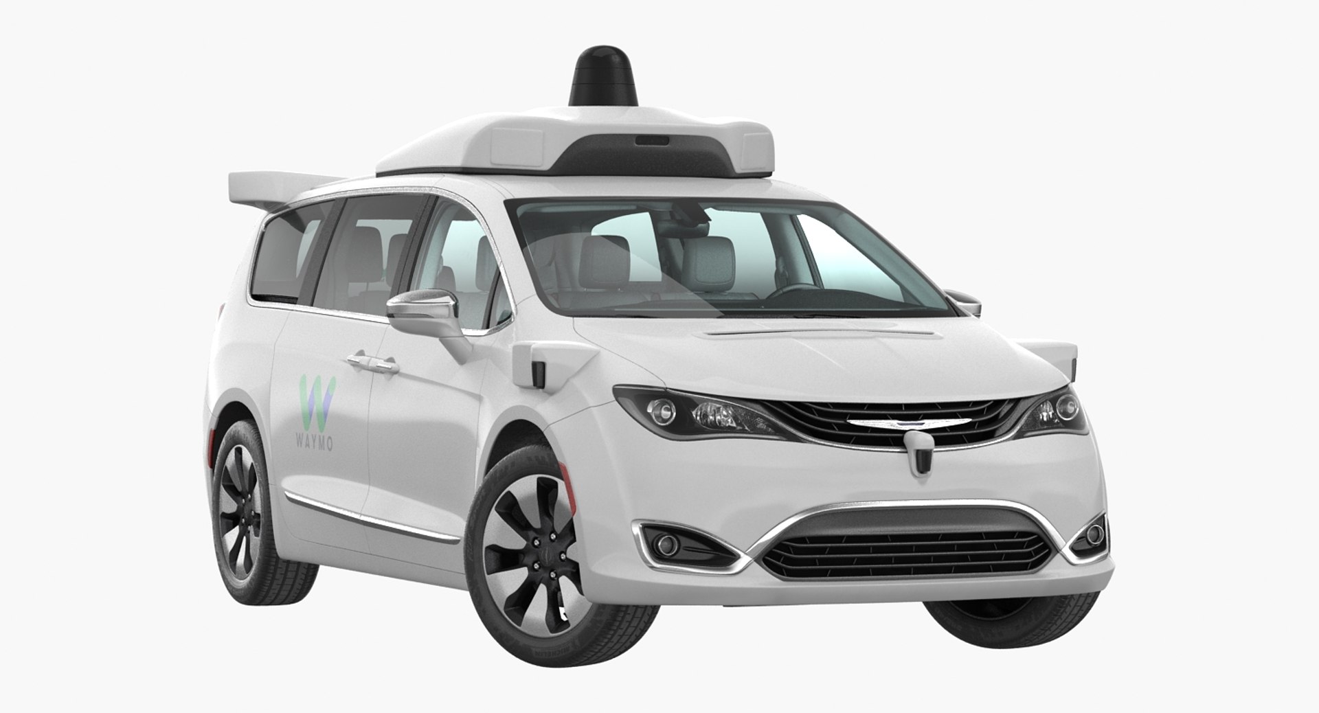 Self Driving Minivan Waymo 3D Model - TurboSquid 1333095