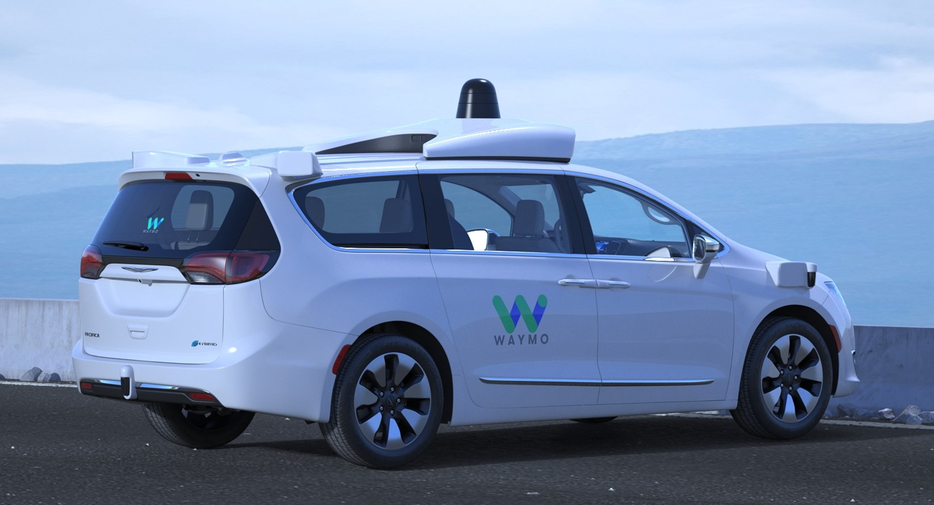 Self Driving Minivan Waymo 3D Model - TurboSquid 1333095