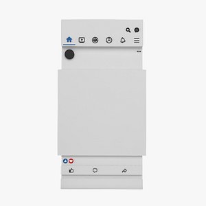 Facebook Post 3D model - TurboSquid 1784434