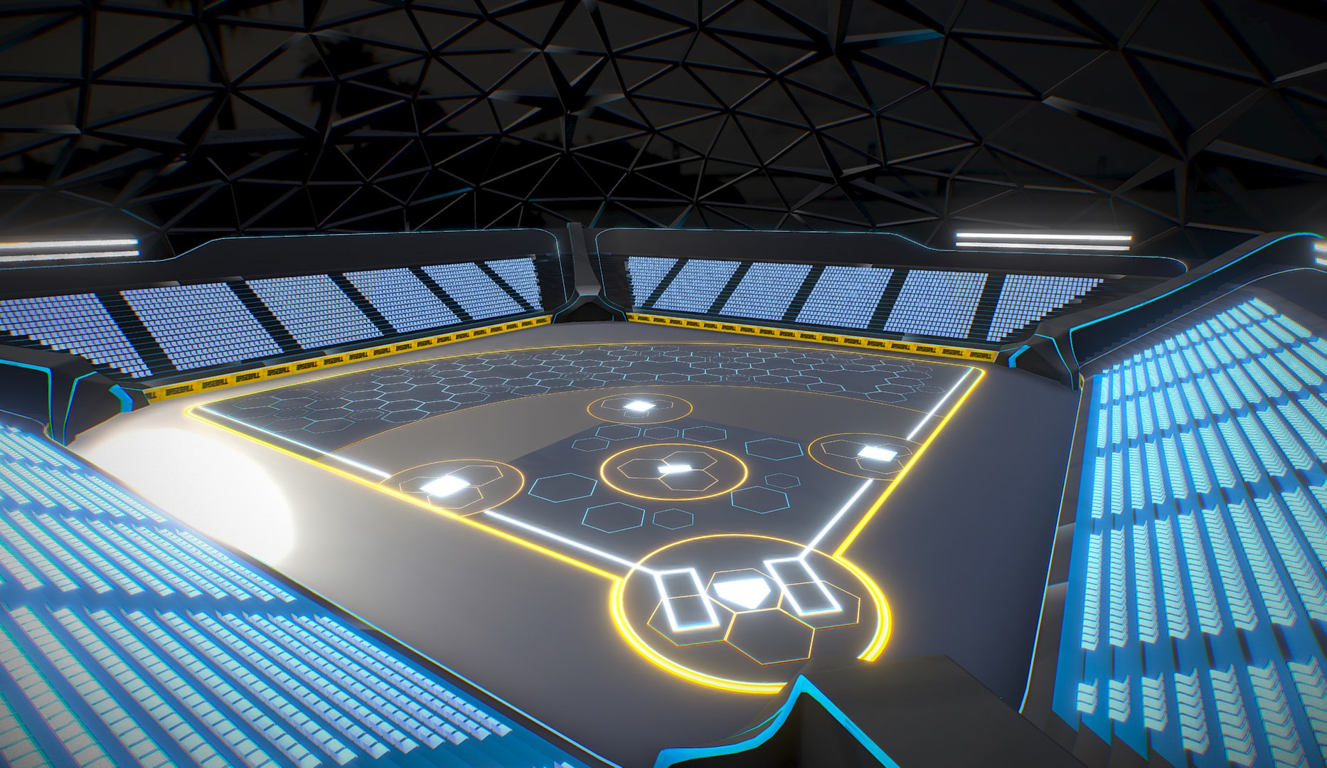 Pbr Baseball Stadium 3D Model - TurboSquid 1211868