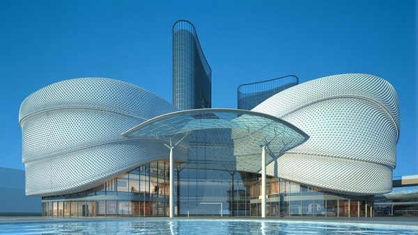 modelo 3d Edificio moderno 25 - TurboSquid 1708433