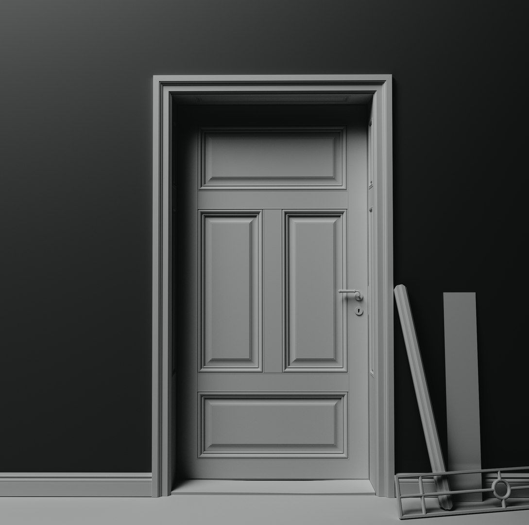 3d model of door