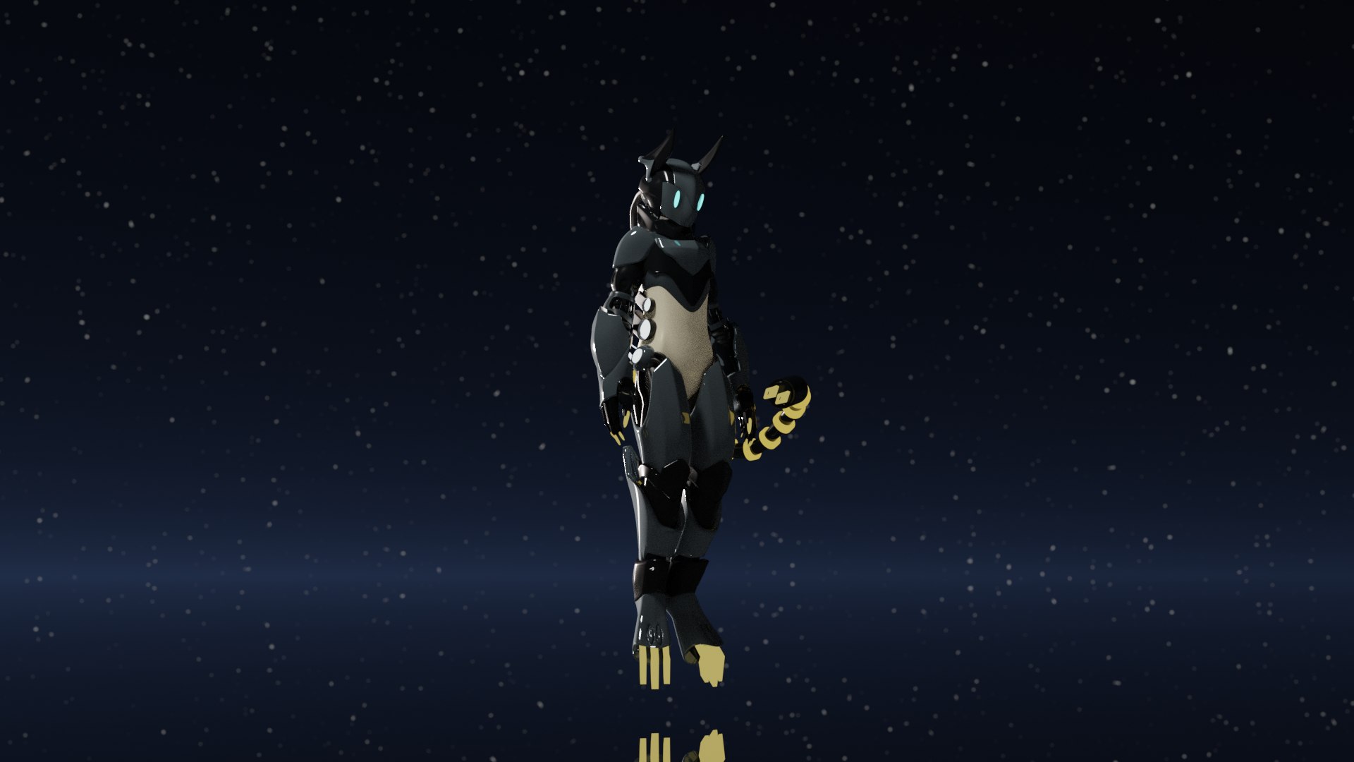 3D A Humanoid Cat Robot - TurboSquid 2230067