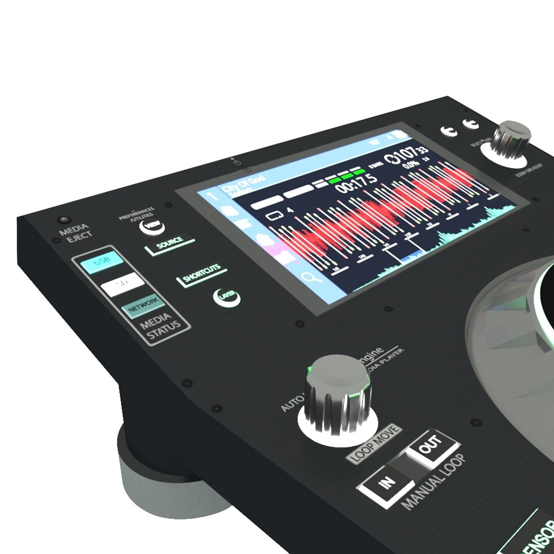 Digital Turntables Model - TurboSquid 1270451