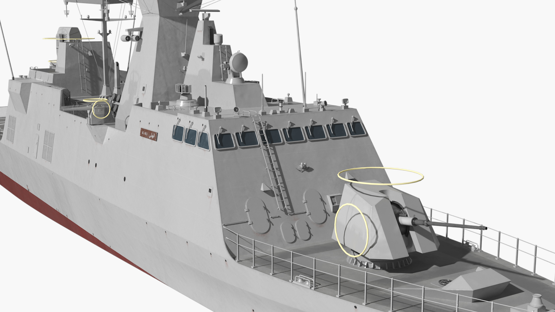 Baynunah Class Corvette UAE Navy Rigged 3D Model - TurboSquid 2328172