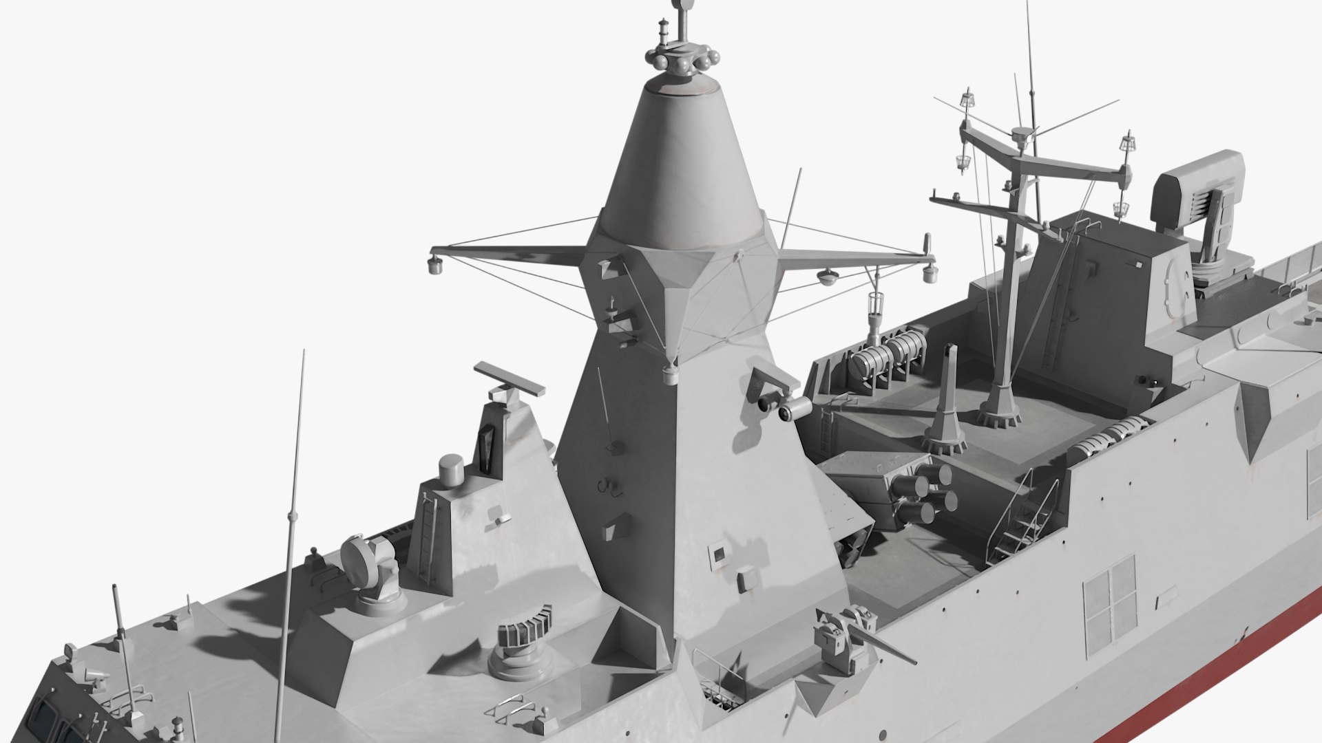Baynunah Class Corvette UAE Navy Rigged 3D Model - TurboSquid 2328172