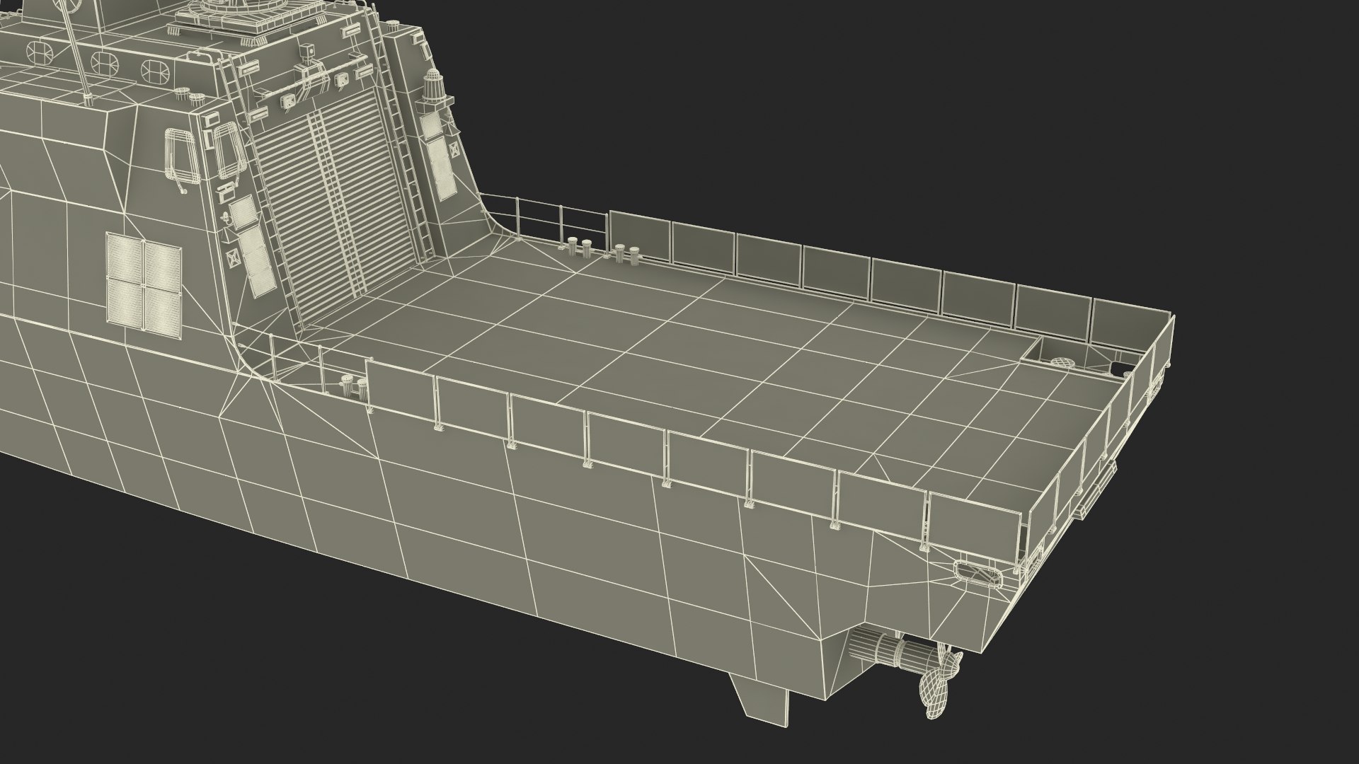 Baynunah Class Corvette UAE Navy Rigged 3D Model - TurboSquid 2328172