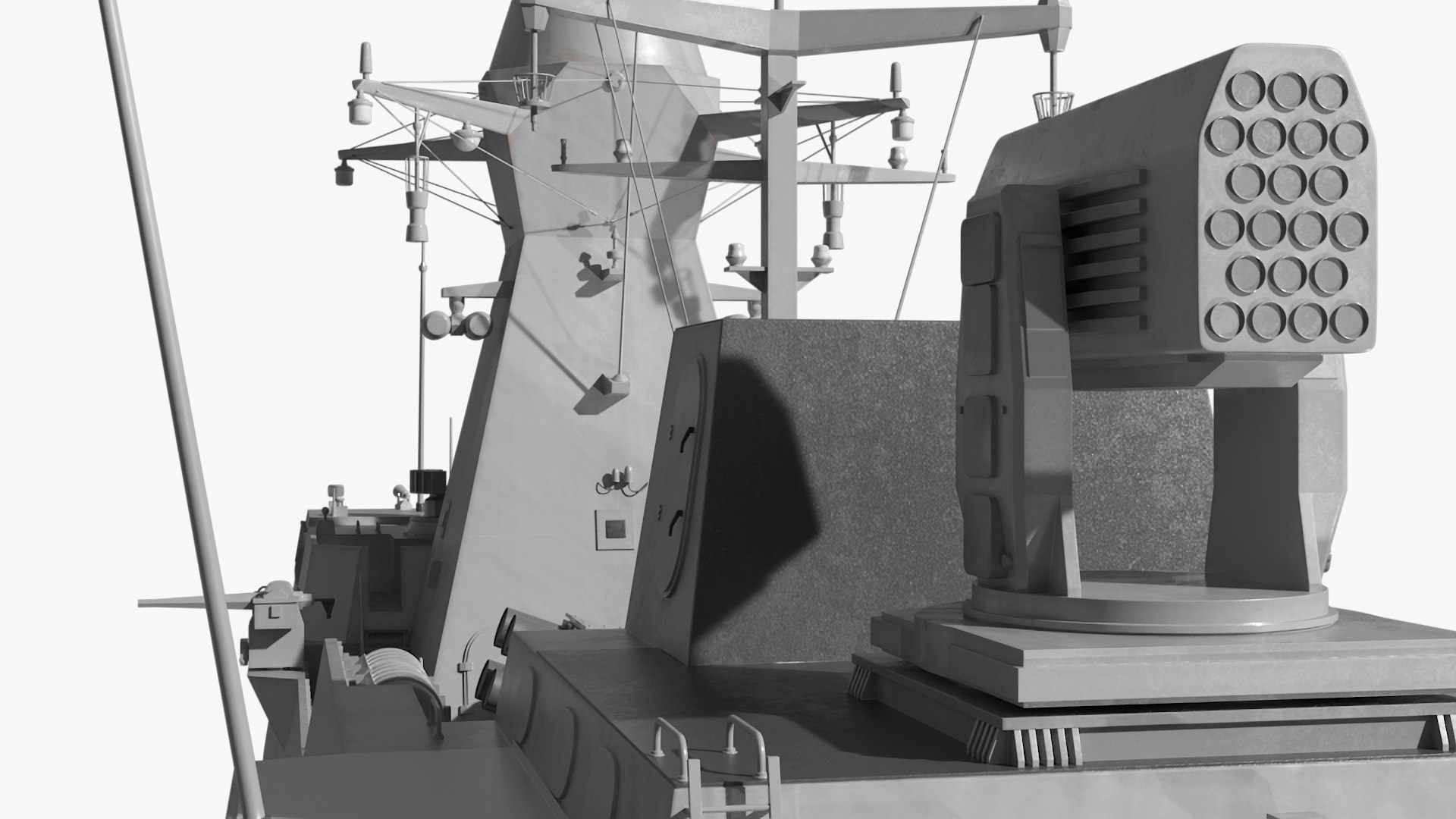 Baynunah Class Corvette UAE Navy Rigged 3D Model - TurboSquid 2328172