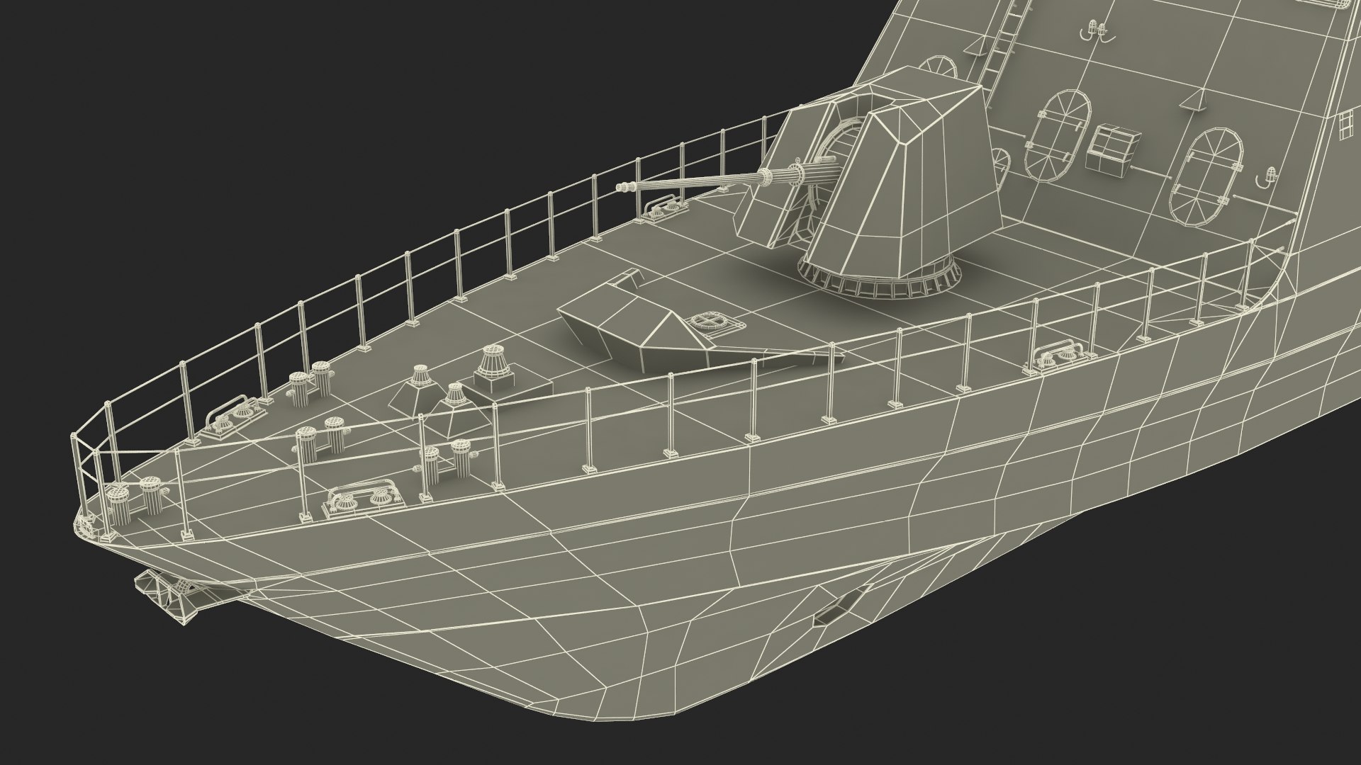 Baynunah Class Corvette UAE Navy Rigged 3D Model - TurboSquid 2328172