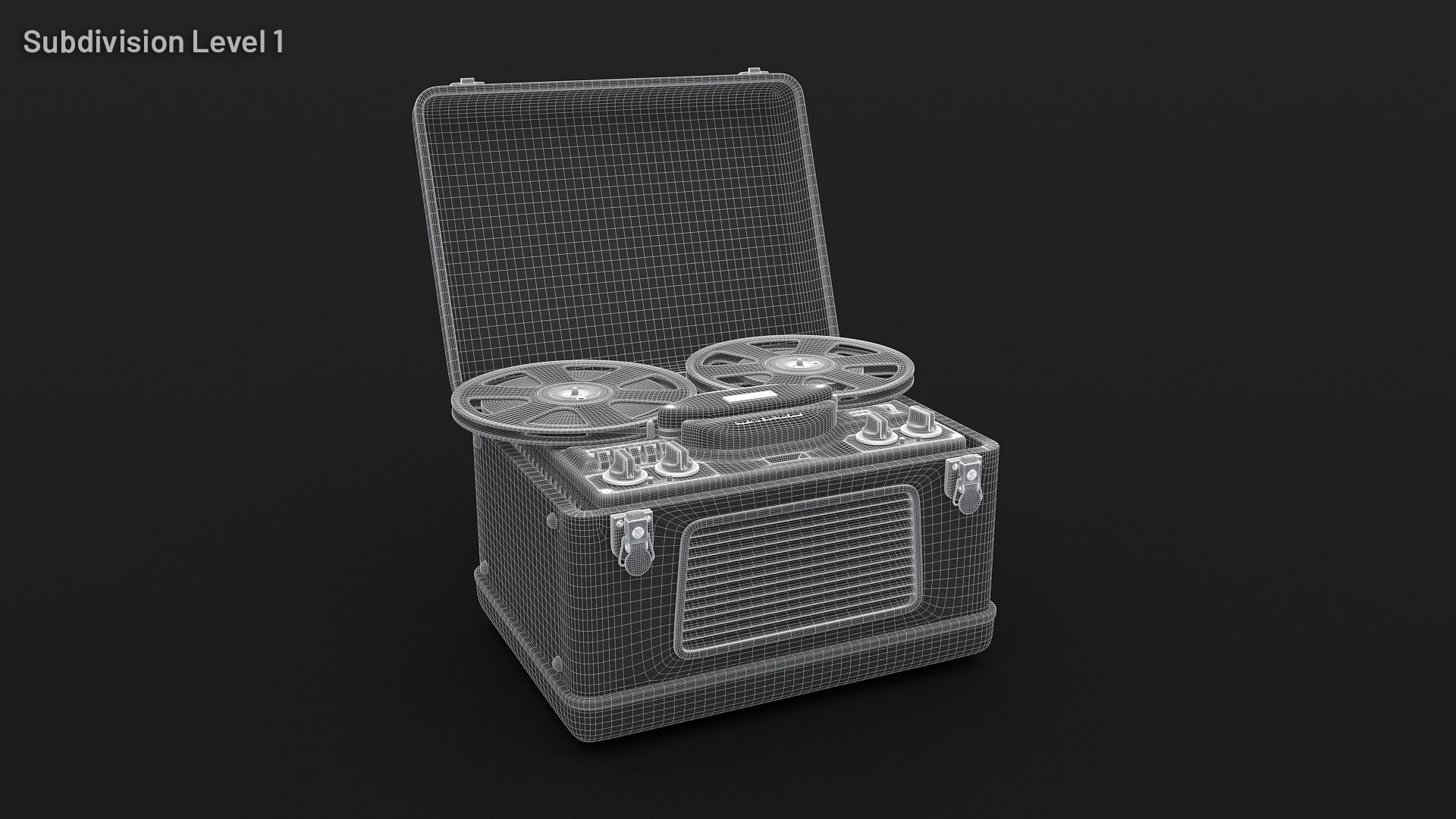 Revox F36 Reel to Reel Tape Recorder - 1962 3D - TurboSquid 1817682