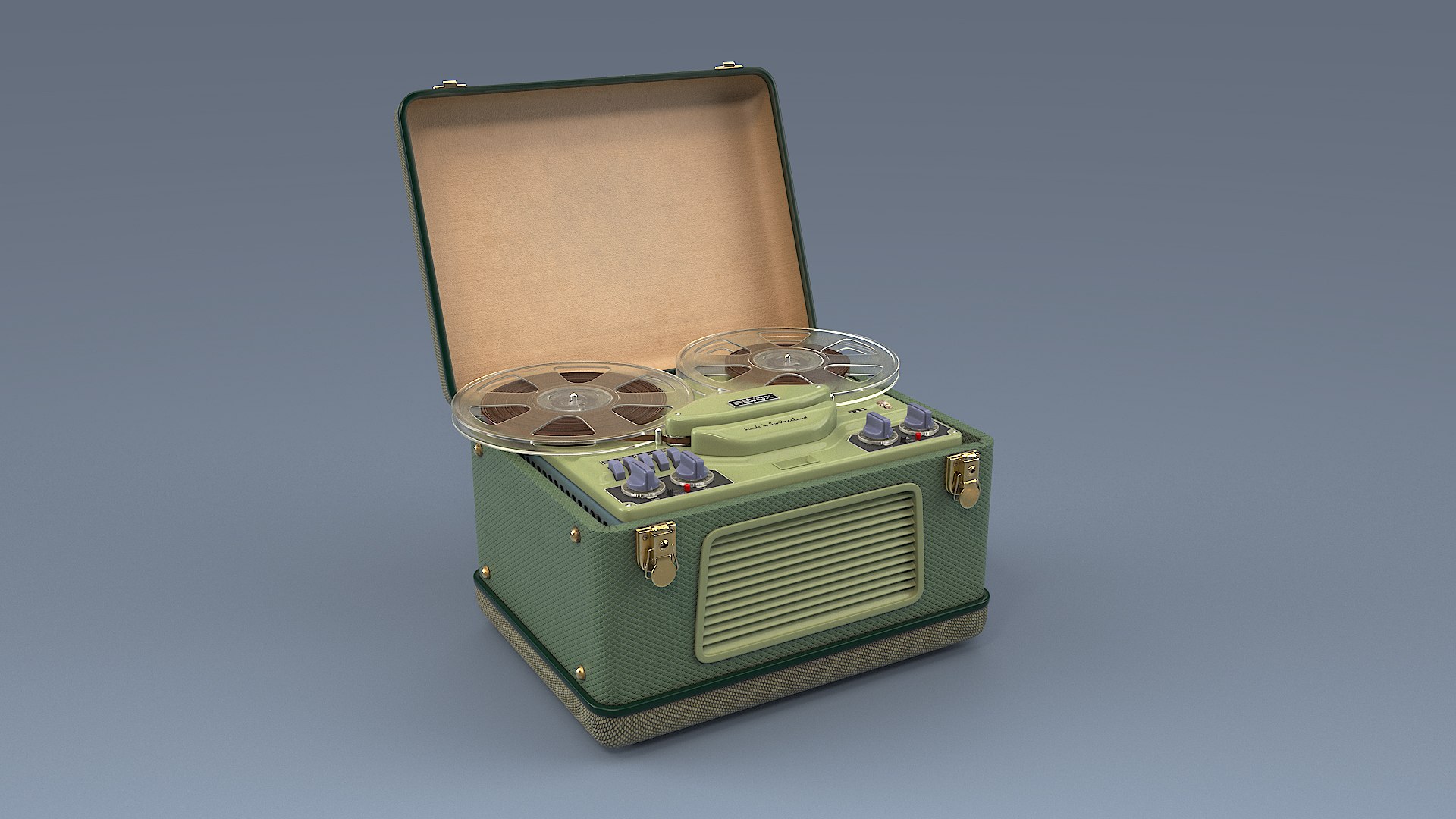 Revox F36 Reel to Reel Tape Recorder - 1962 3D - TurboSquid 1817682