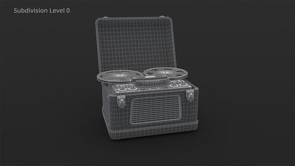 Revox F36 Magnetofon szpulowy - 1962 Model 3D - TurboSquid 1817682