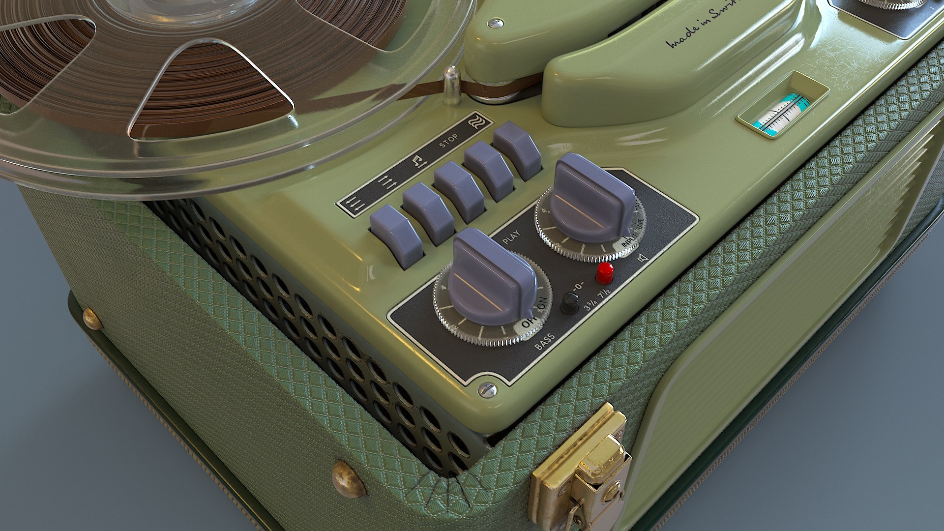 Revox F36 Reel to Reel Tape Recorder - 1962 3D - TurboSquid 1817682