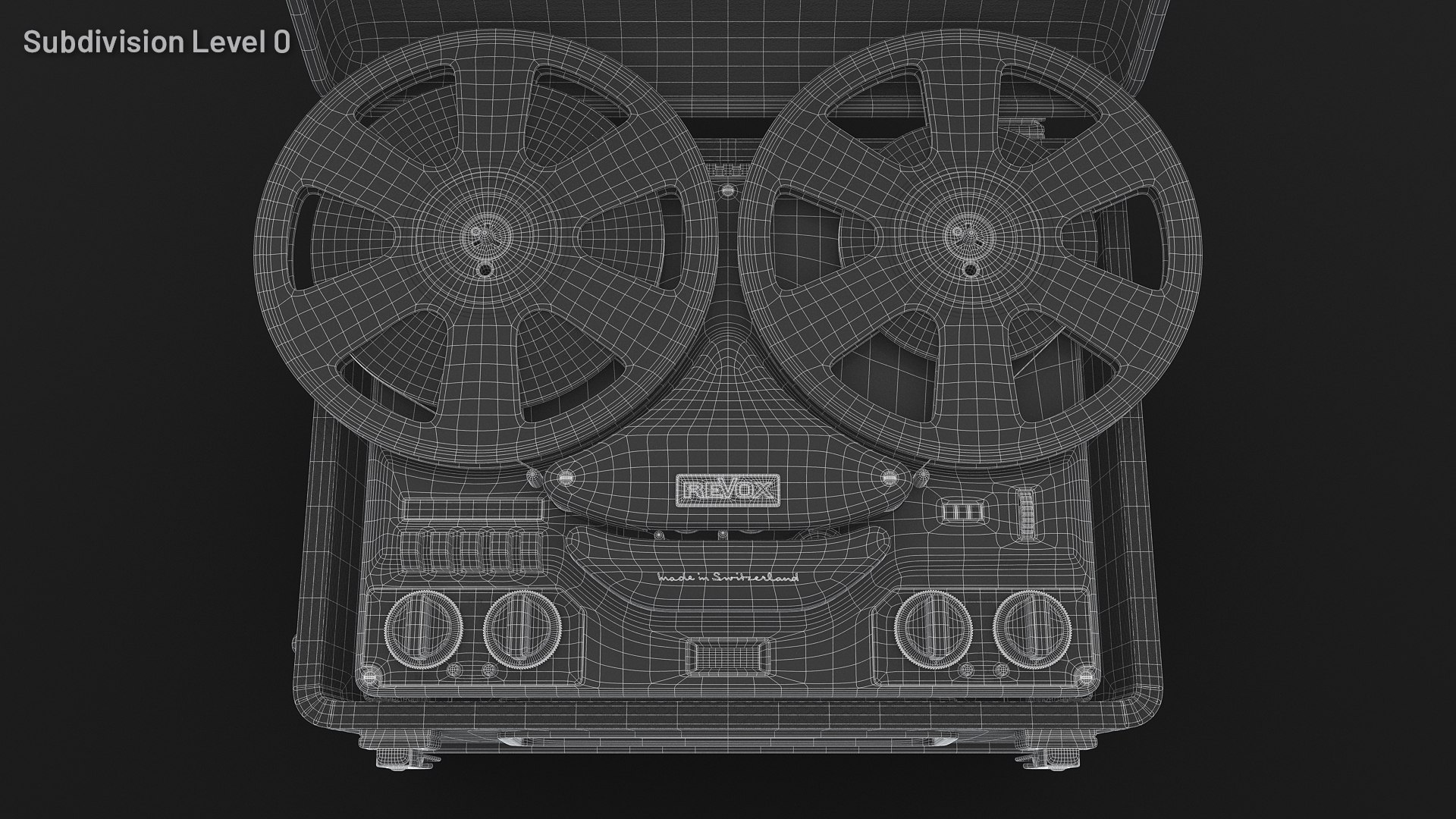 Revox F36 Reel to Reel Tape Recorder - 1962 3D - TurboSquid 1817682