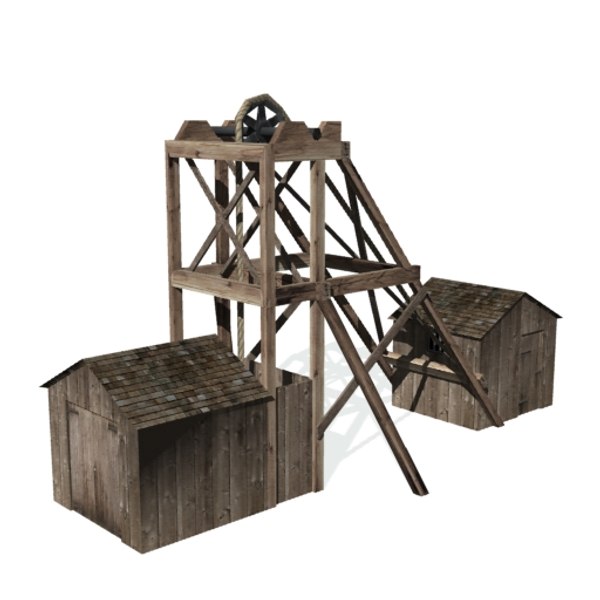 3d model historical hard rock mining