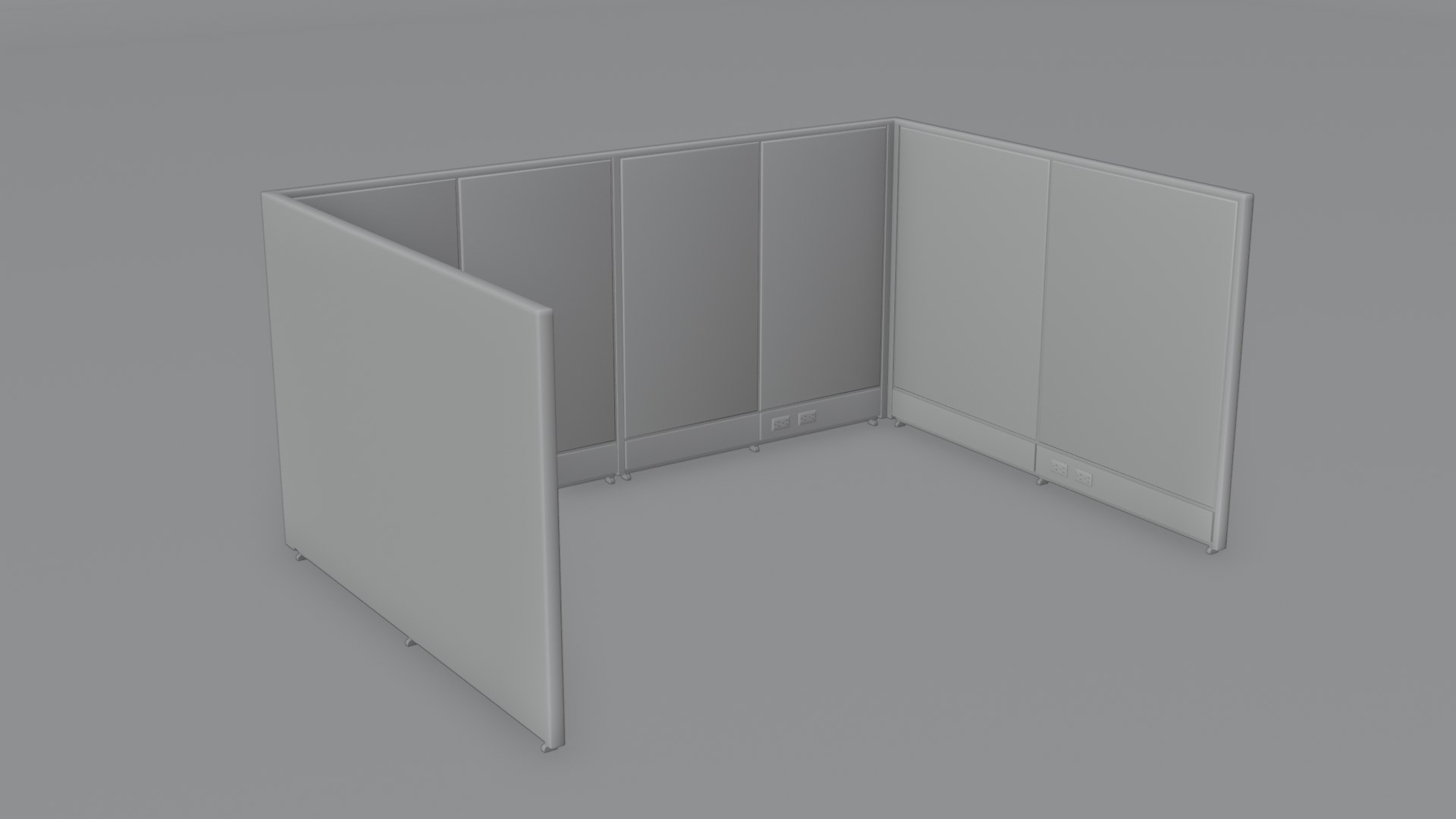 Office Cubicle 4K And 2K Textures 3D - TurboSquid 2008128