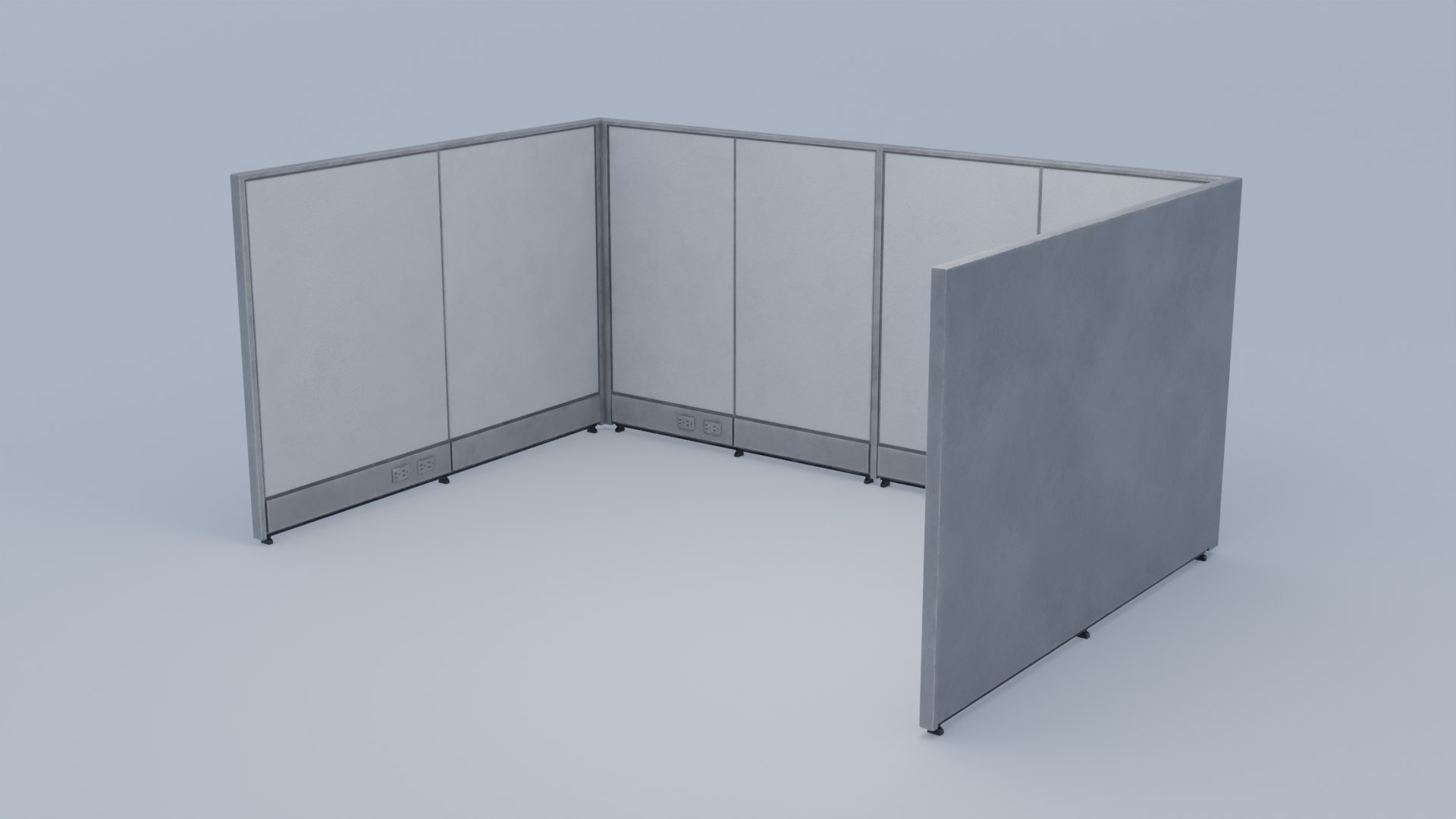 Office Cubicle 4K And 2K Textures 3D - TurboSquid 2008128