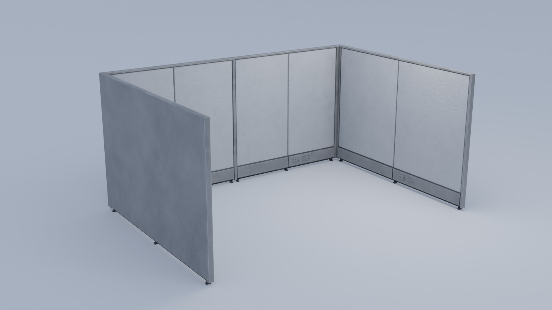 Office Cubicle 4K And 2K Textures 3D - TurboSquid 2008128