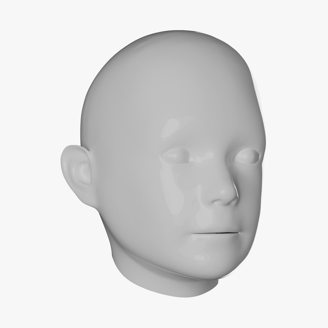 3D Child Mannequin Head - TurboSquid 2072155