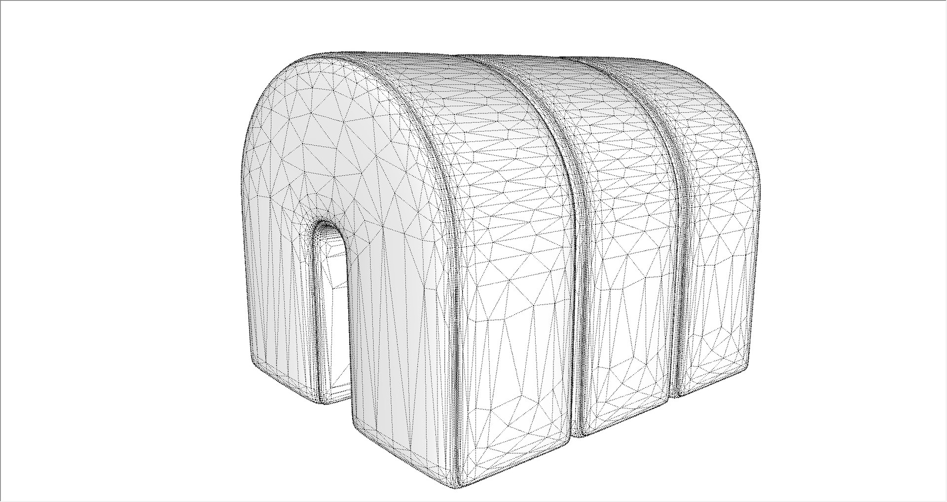 Arched Stool 3D Model - TurboSquid 2033467