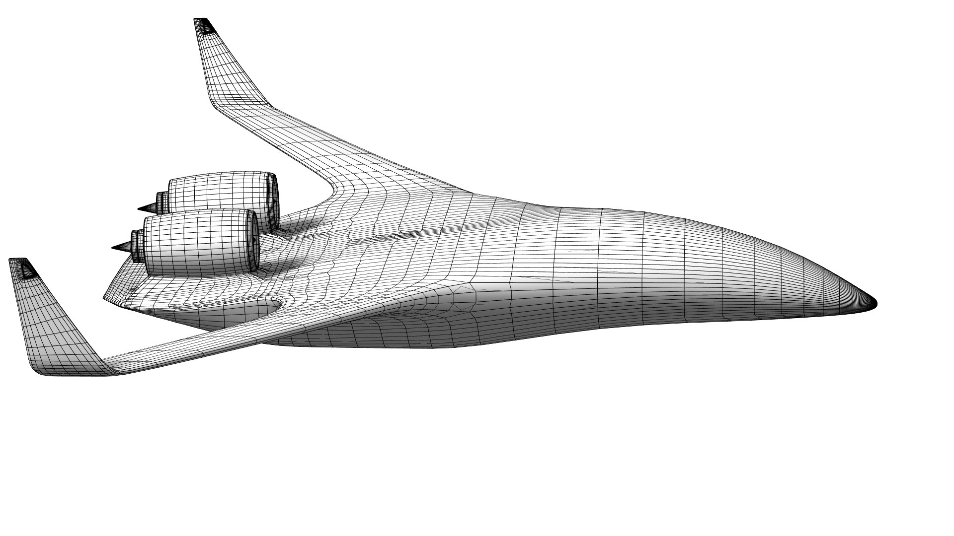 JetZero Blended Wing For Military Model - TurboSquid 2213449