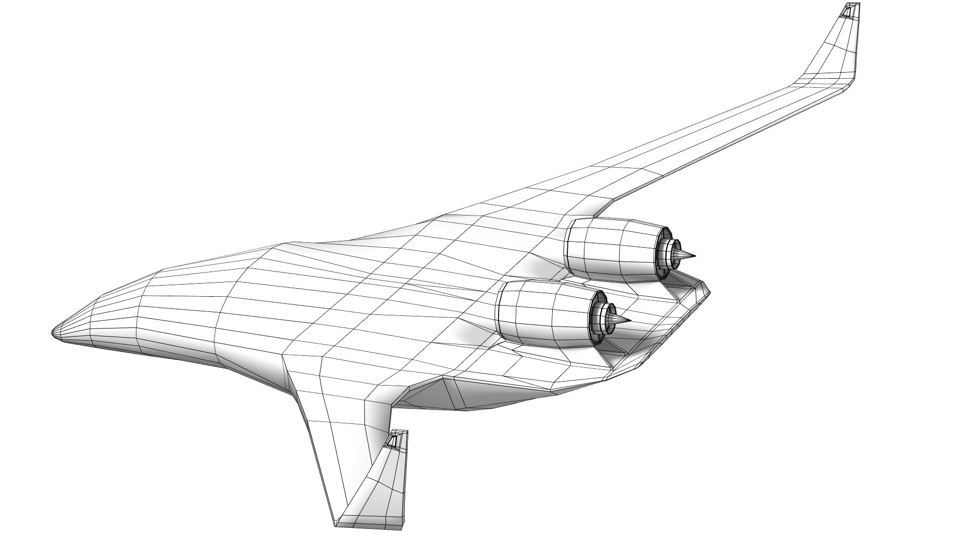 JetZero Blended Wing For Military Model - TurboSquid 2213449