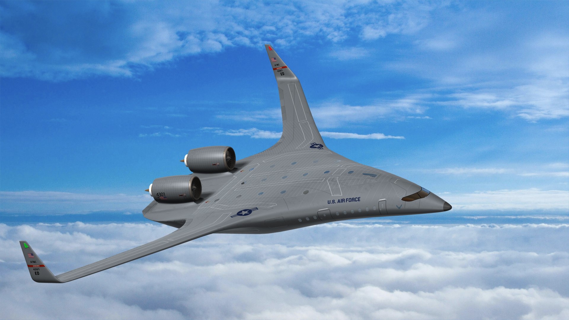 JetZero Blended Wing For Military Model - TurboSquid 2213449