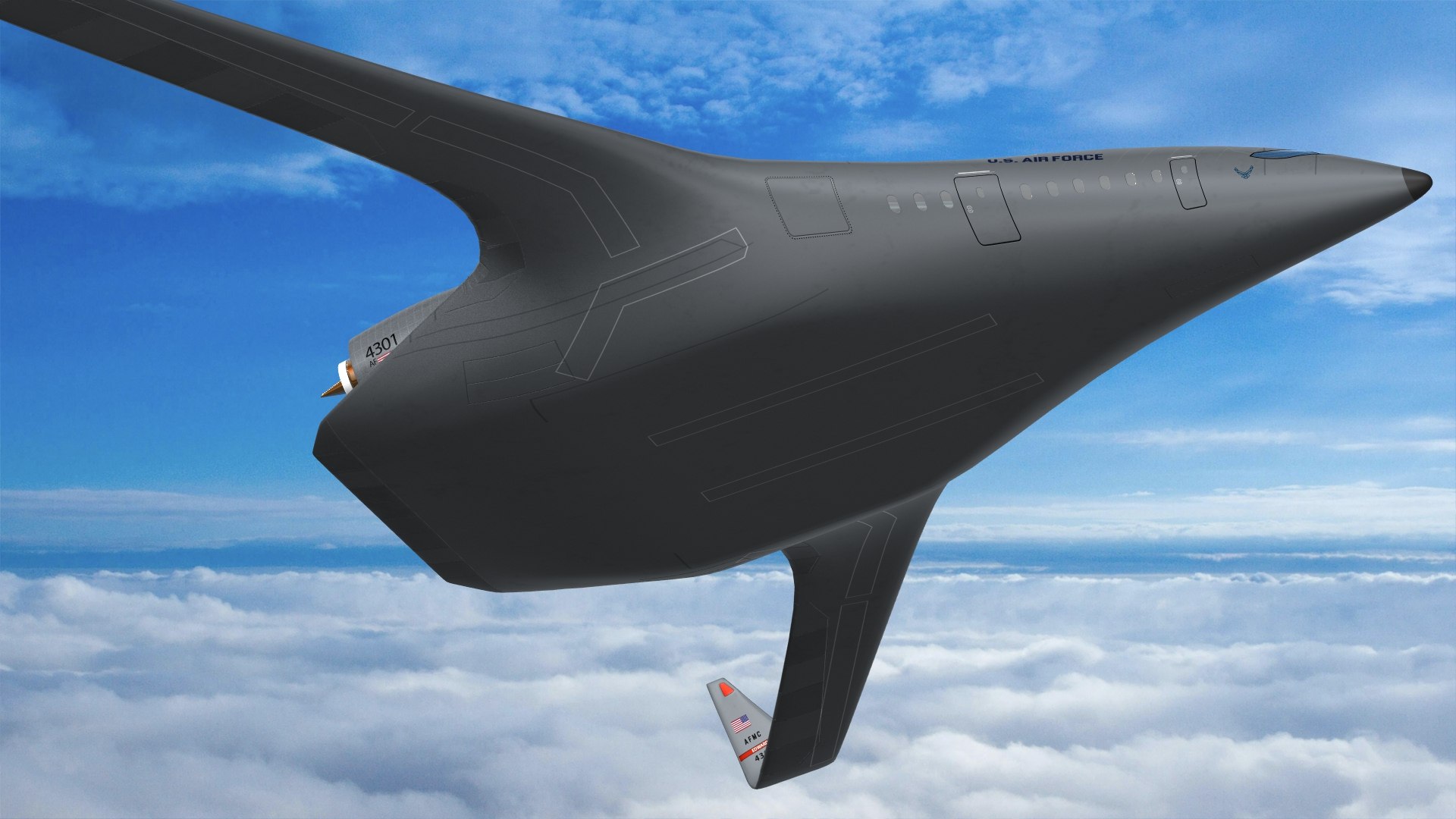 JetZero Blended Wing For Military Model - TurboSquid 2213449