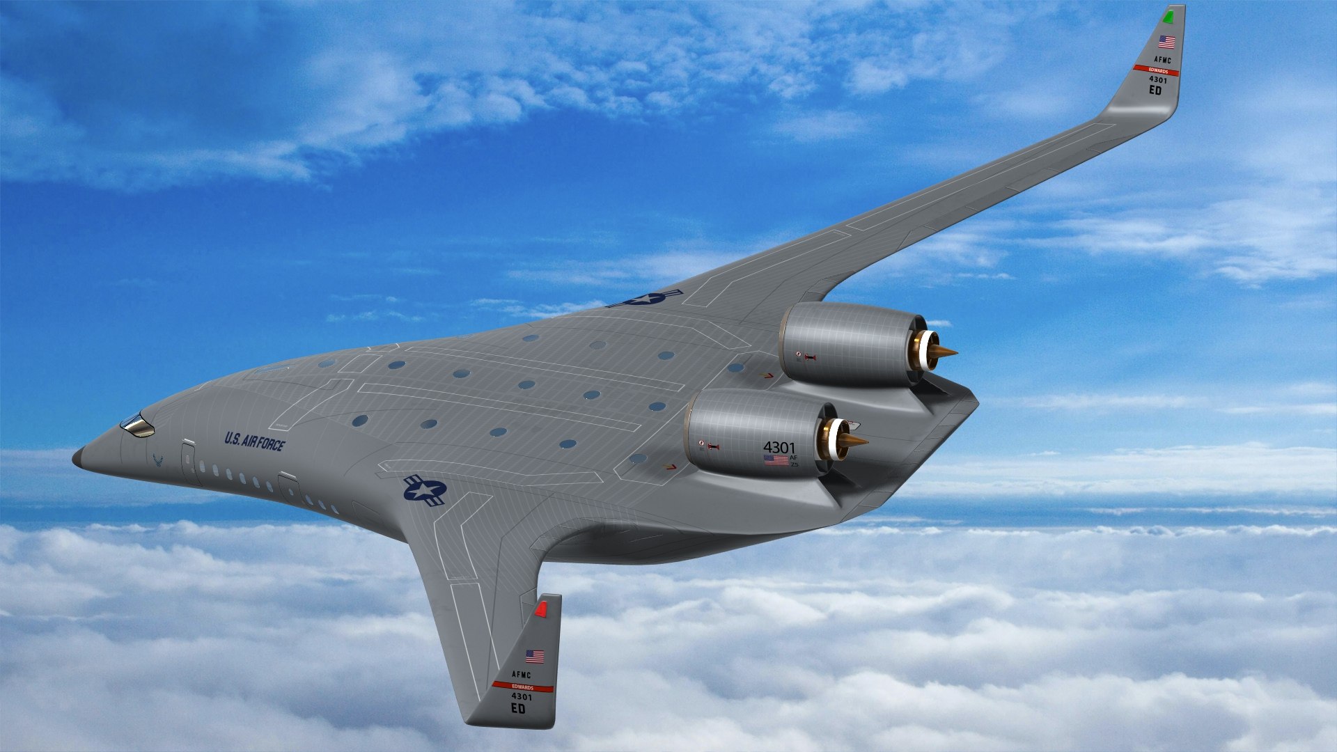 JetZero Blended Wing For Military Model - TurboSquid 2213449