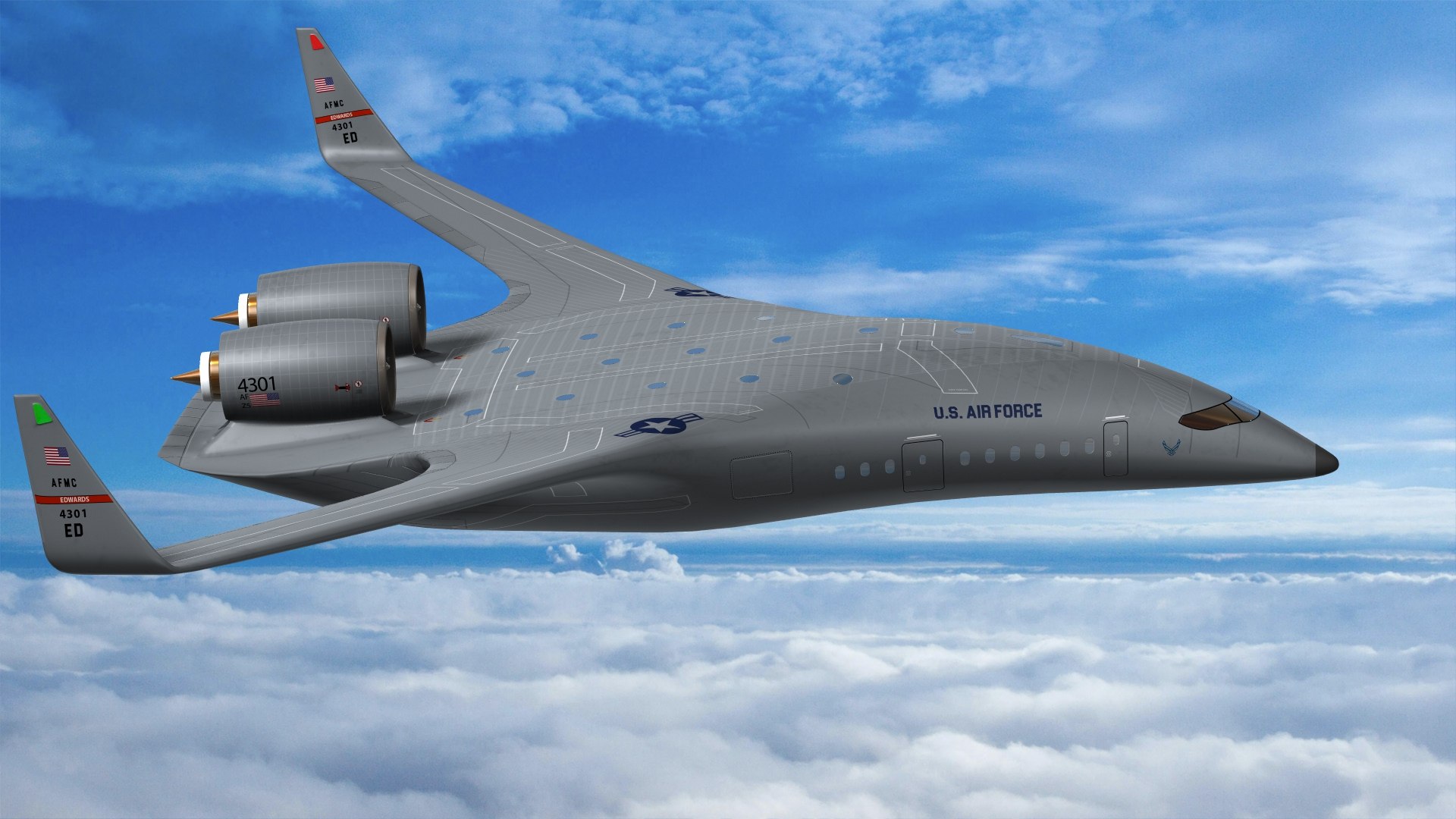 JetZero Blended Wing For Military Model - TurboSquid 2213449