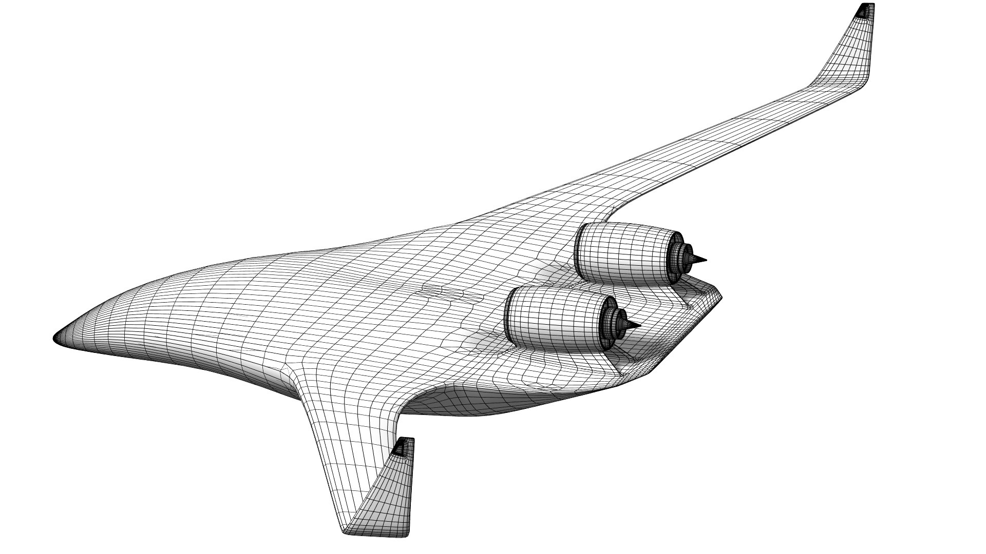 JetZero Blended Wing For Military Model - TurboSquid 2213449