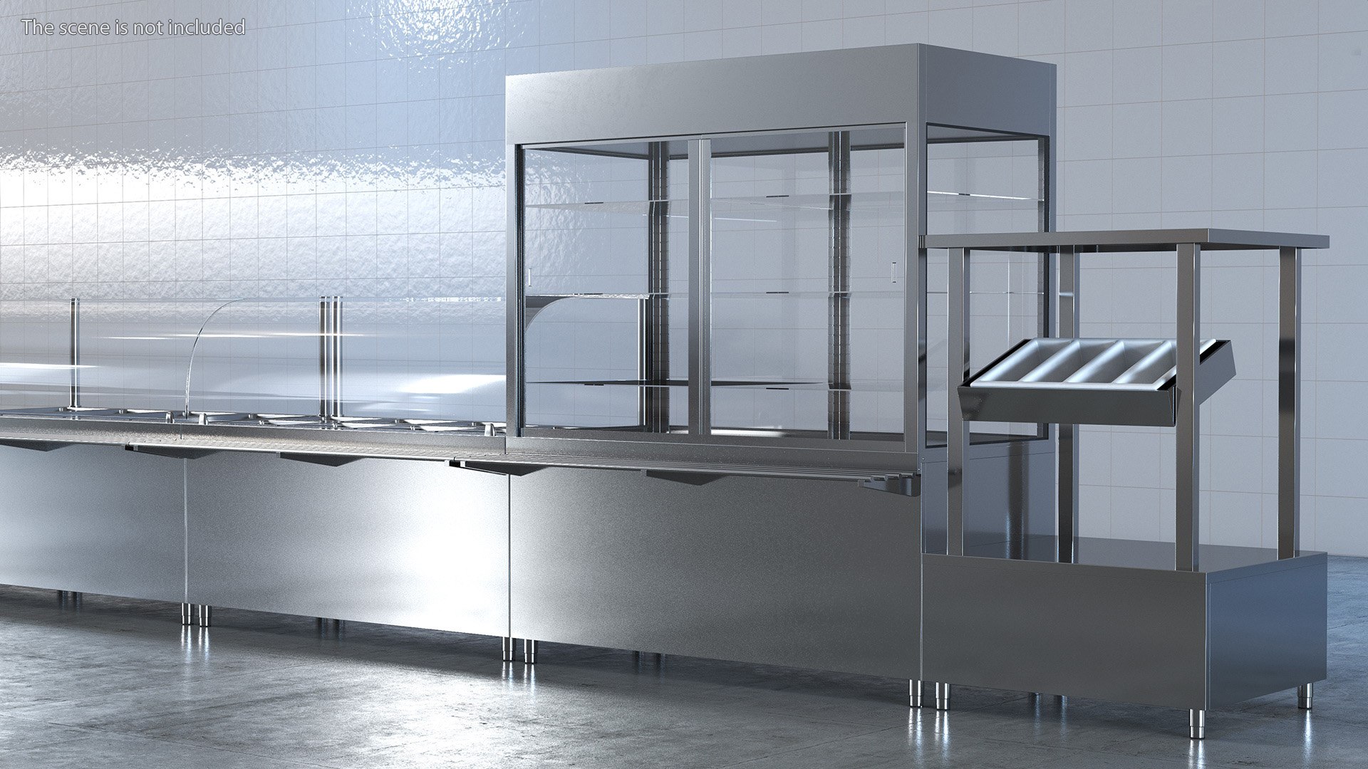 3D Fridge Self Service Line Element - TurboSquid 2059864