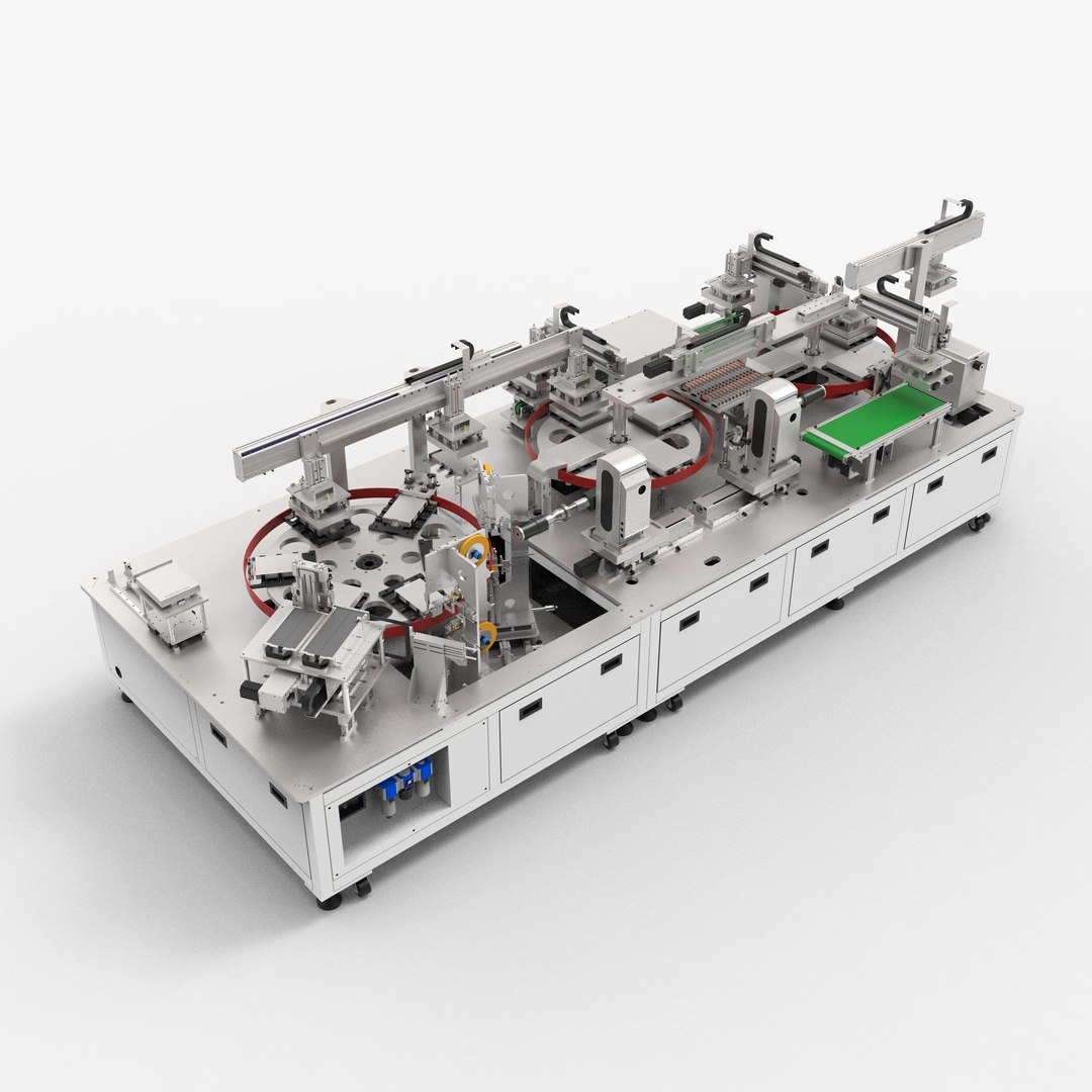 Lithium Battery Welding Glue Machine 3D model - TurboSquid 1829578