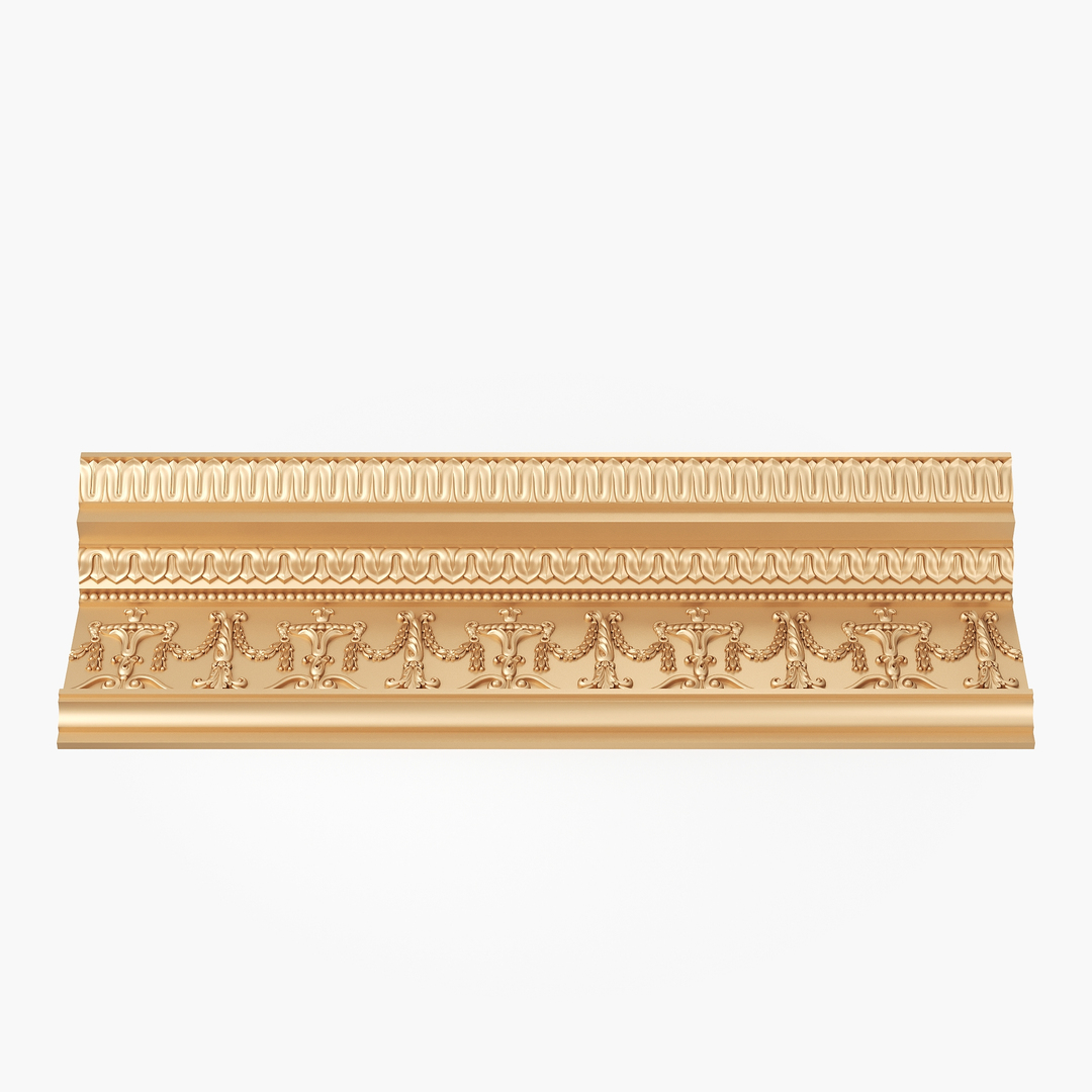 Classic Carved Cornice 3D - TurboSquid 1877256