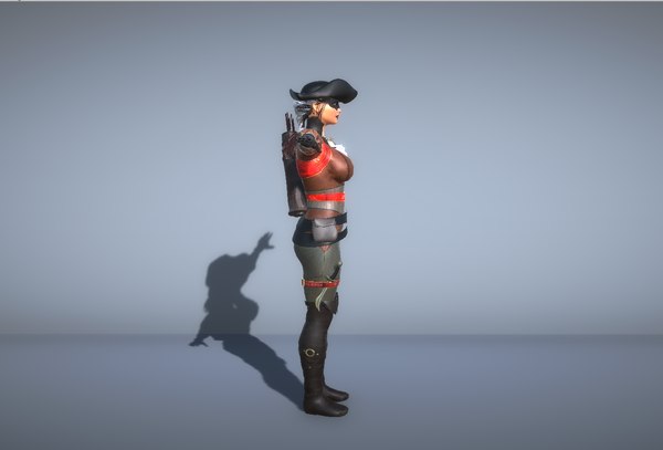Pirate female crossbow - 3D model - TurboSquid 1514601