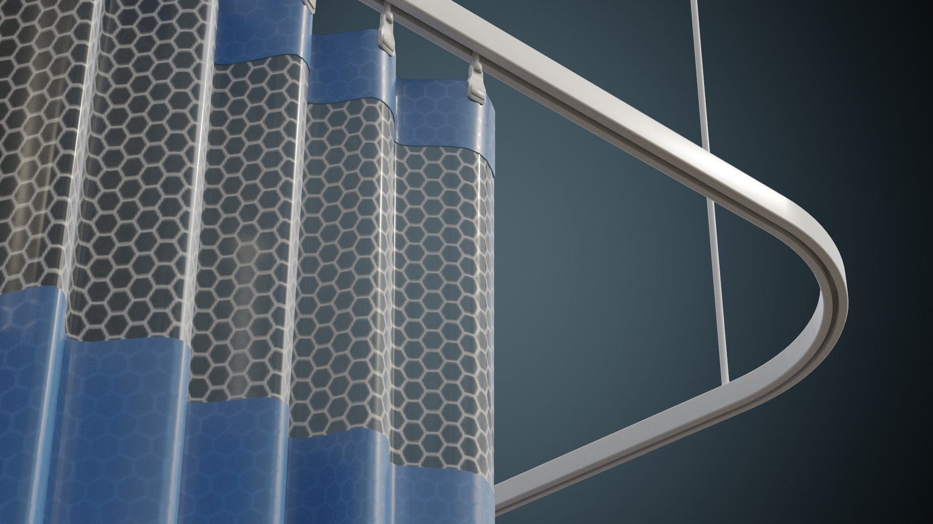 3D Medical Curtain 1A - TurboSquid 2147926