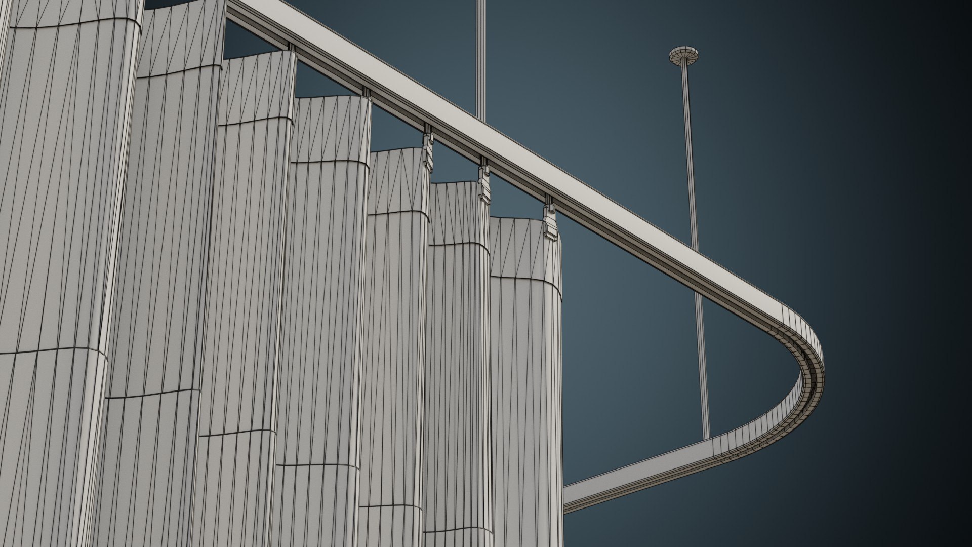 3D Medical Curtain 1A - TurboSquid 2147926