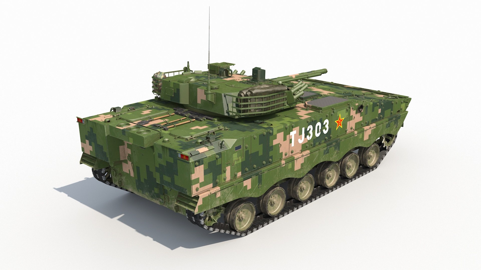 3D Model China ZBD-04 Infantry Fighting Vehicle - TurboSquid 2411484