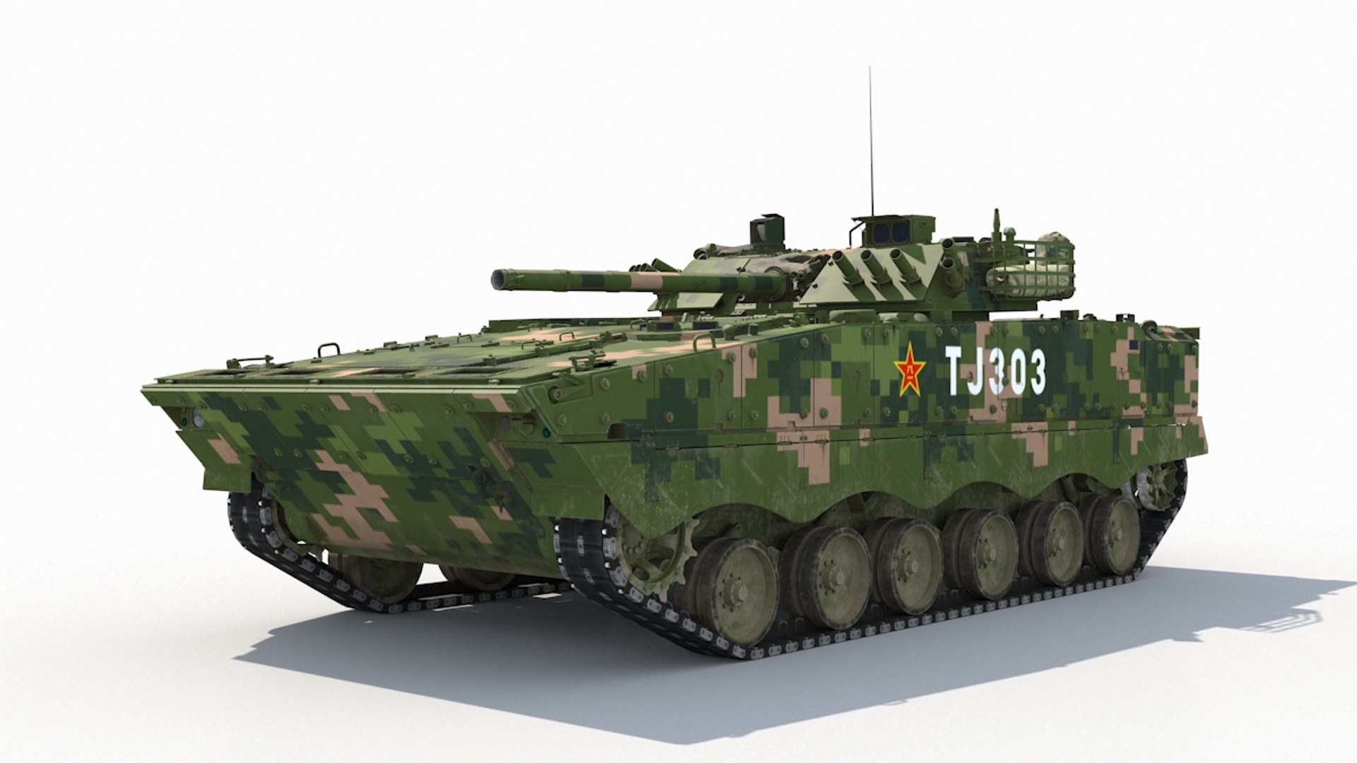 3D Model China ZBD-04 Infantry Fighting Vehicle - TurboSquid 2411484