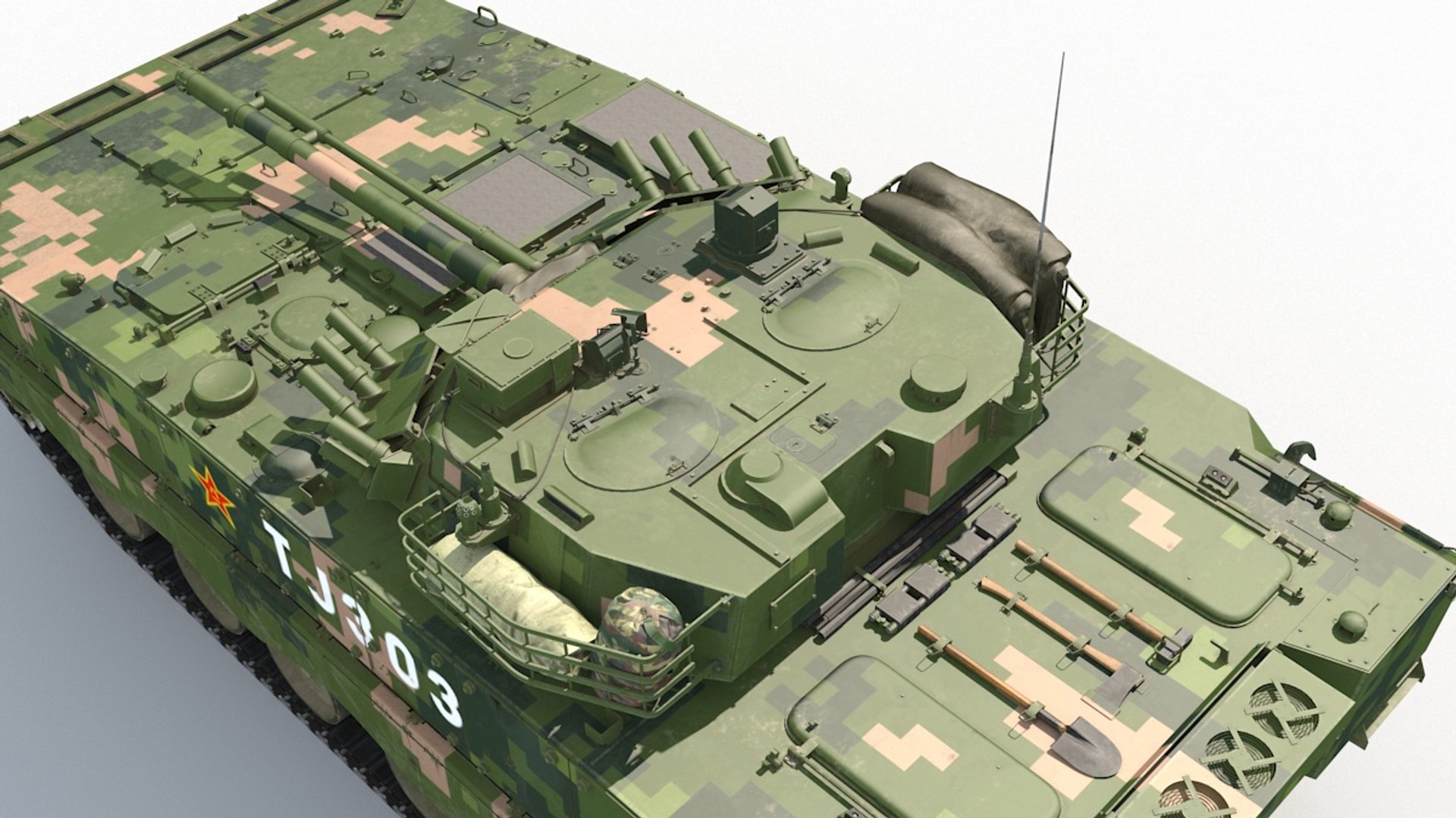 3D Model China ZBD-04 Infantry Fighting Vehicle - TurboSquid 2411484