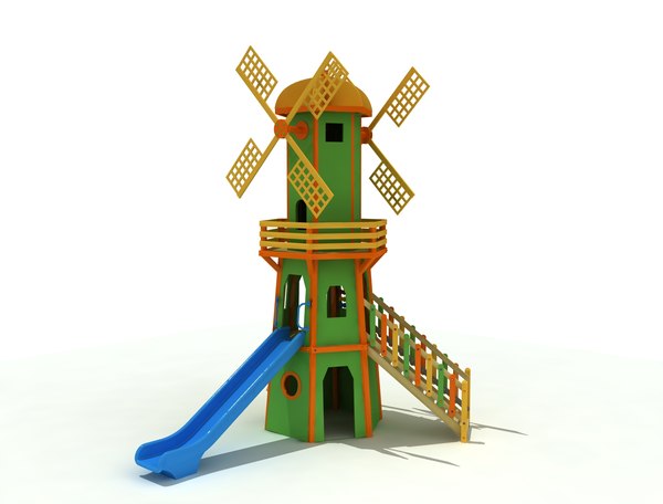 Playground play wood 3D model - TurboSquid 1433944