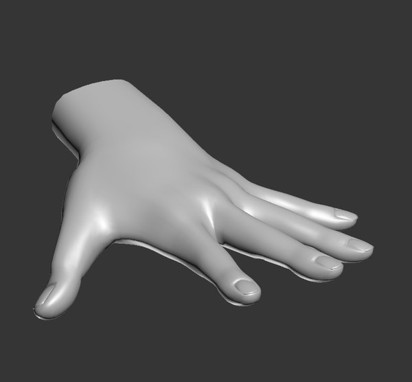 modelo 3d Mano esculpir spline - TurboSquid 1339983