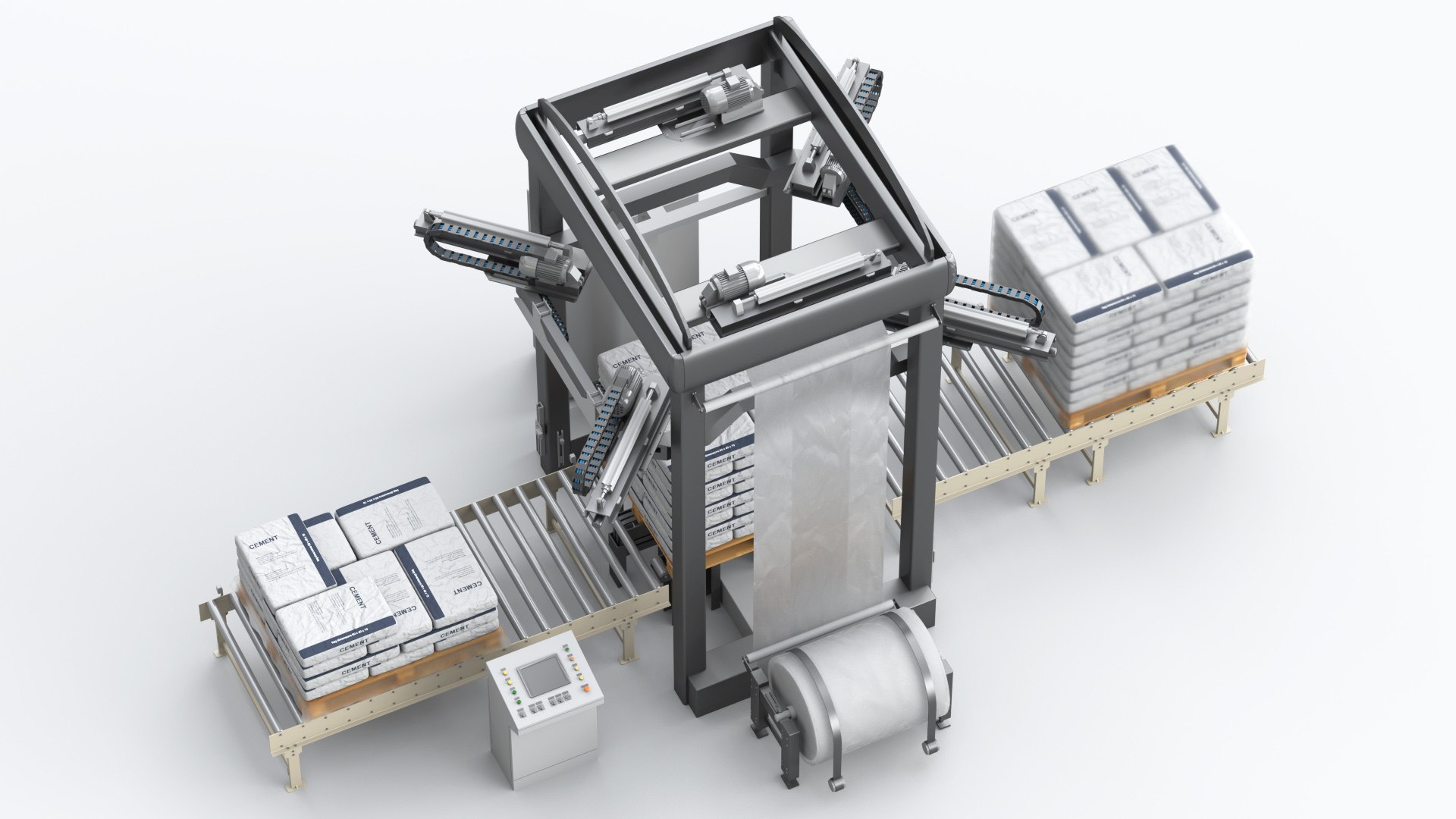 Stretch Hood Machine Model - TurboSquid 1774358