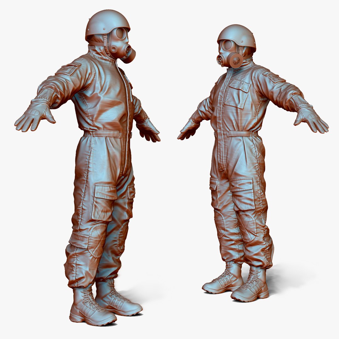 Zbrush British Sas Soldier 3d Model