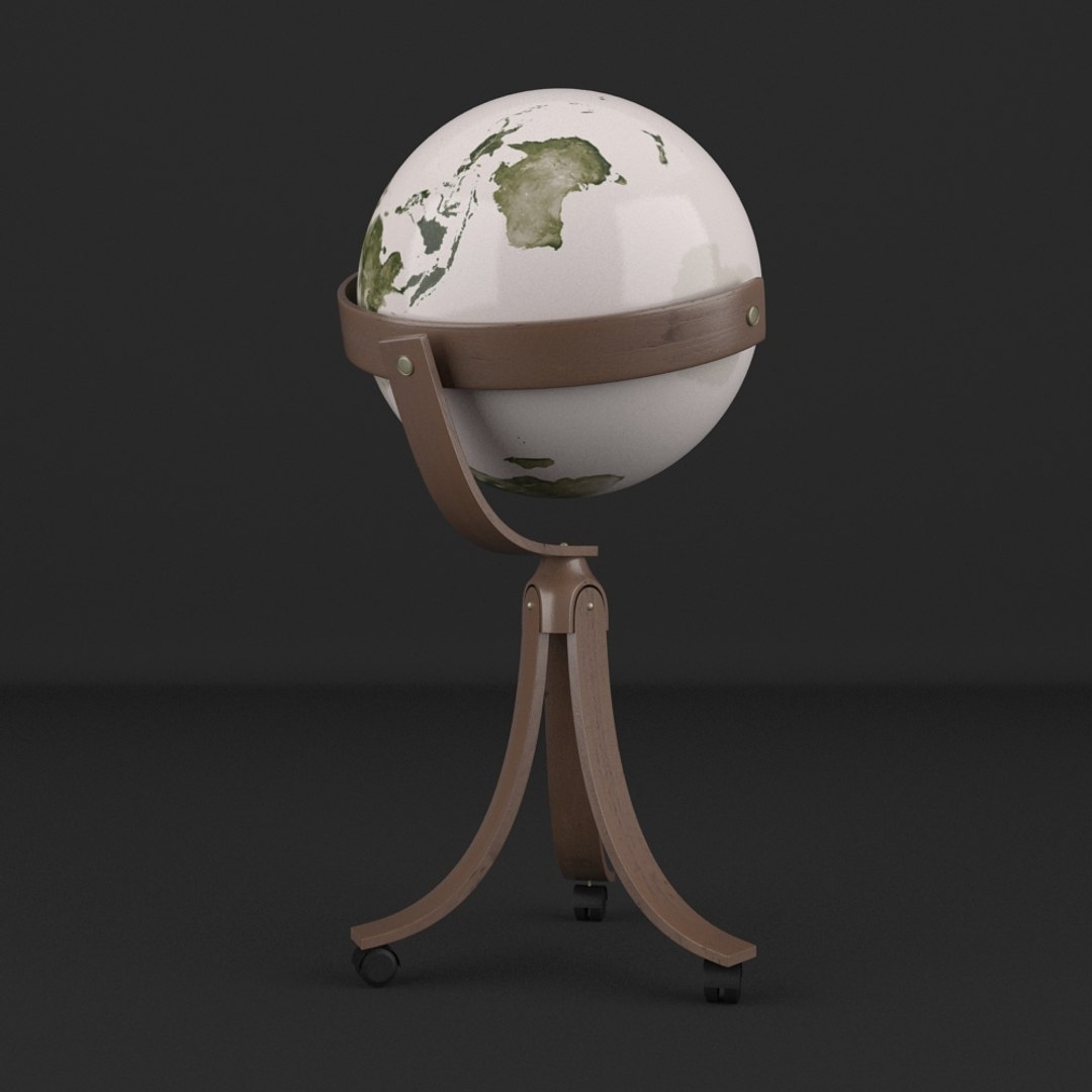 3d World Globe Model