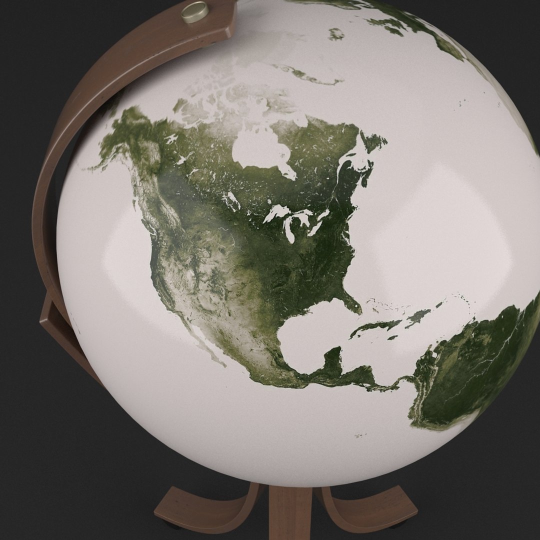 3d World Globe Model