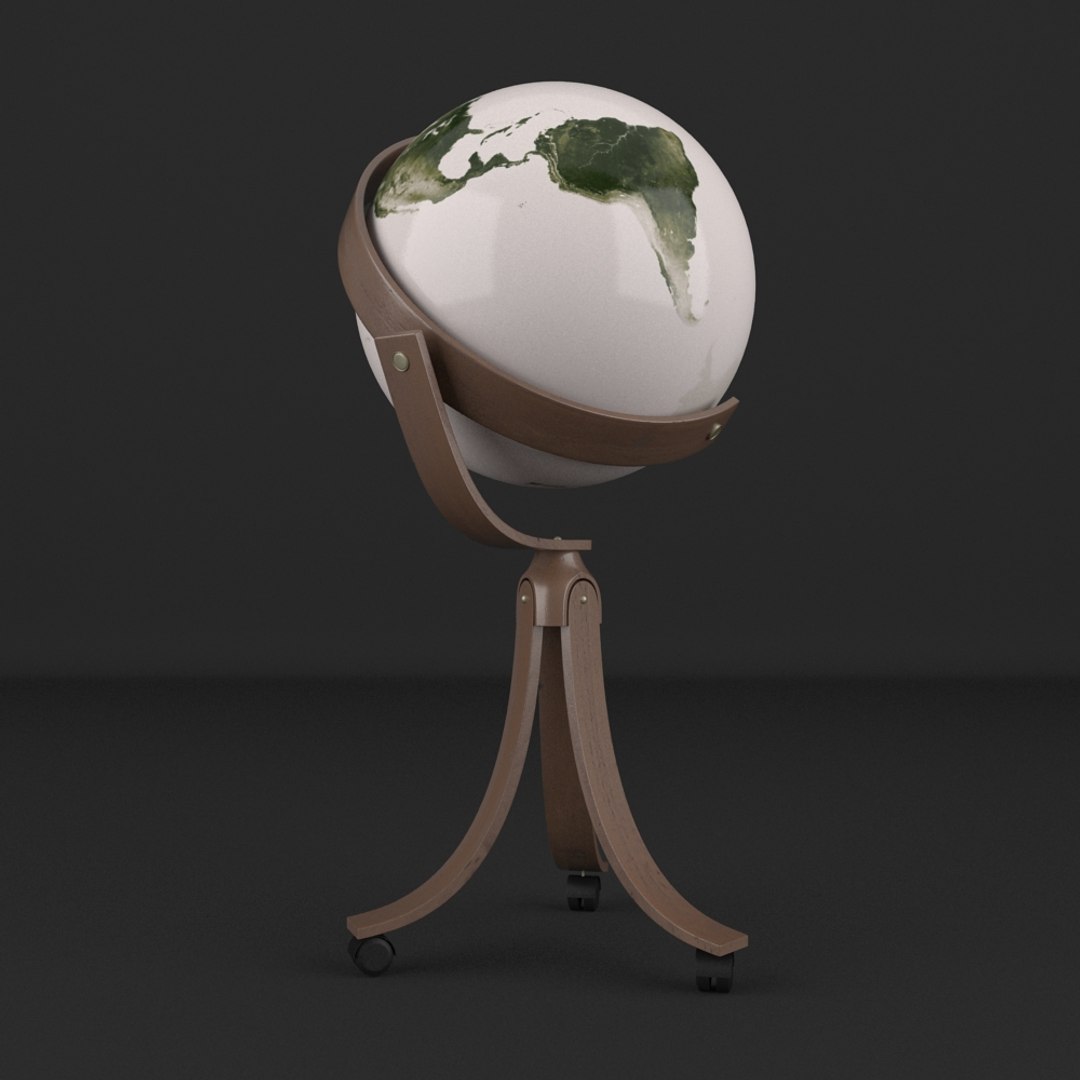 3d World Globe Model